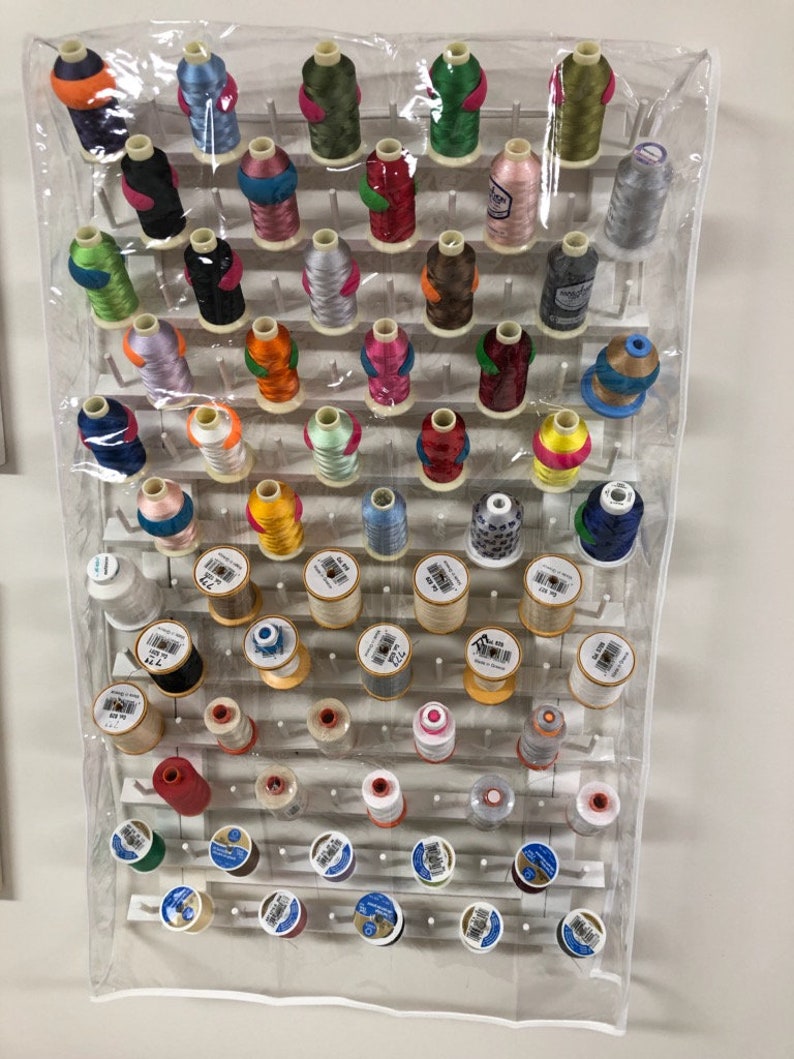 Dust Cover for 120 Spool Wall Thread Rack 28 X 17 - Etsy