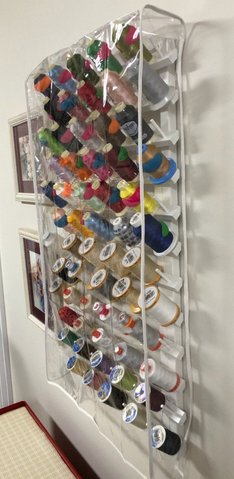 Dust Cover for 120 Spool Wall Thread Rack 28 X 17 - Etsy