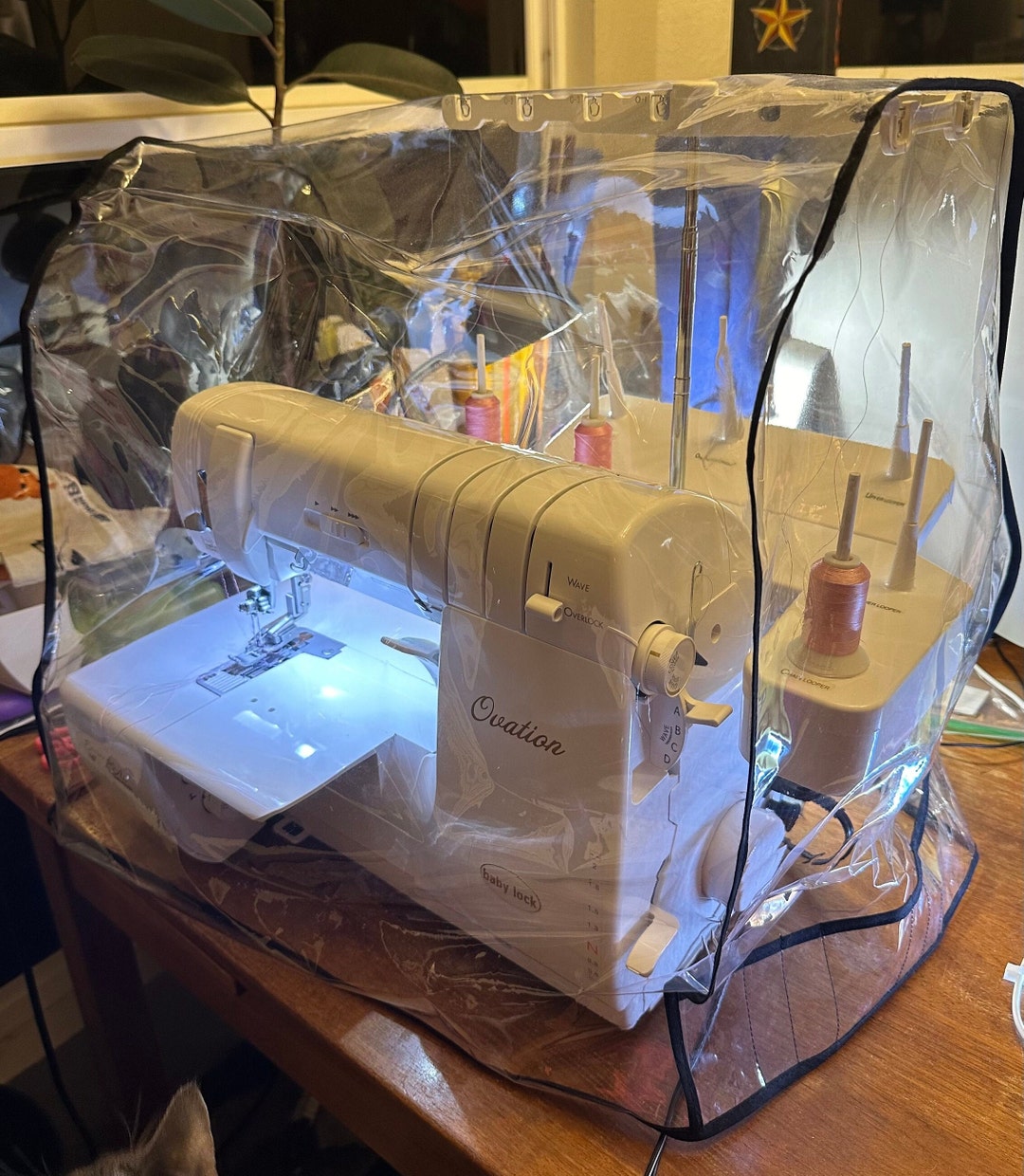 Dust Cover for Babylock Ovation Overlock / Serger With Thread Guides ...