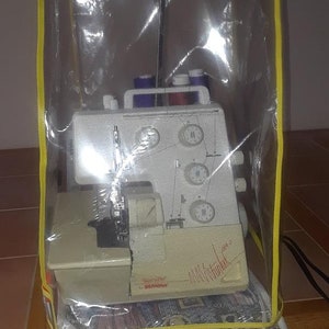 Dust Cover for Bernina L460 Serger Overlock With Thread Guides Extended ...