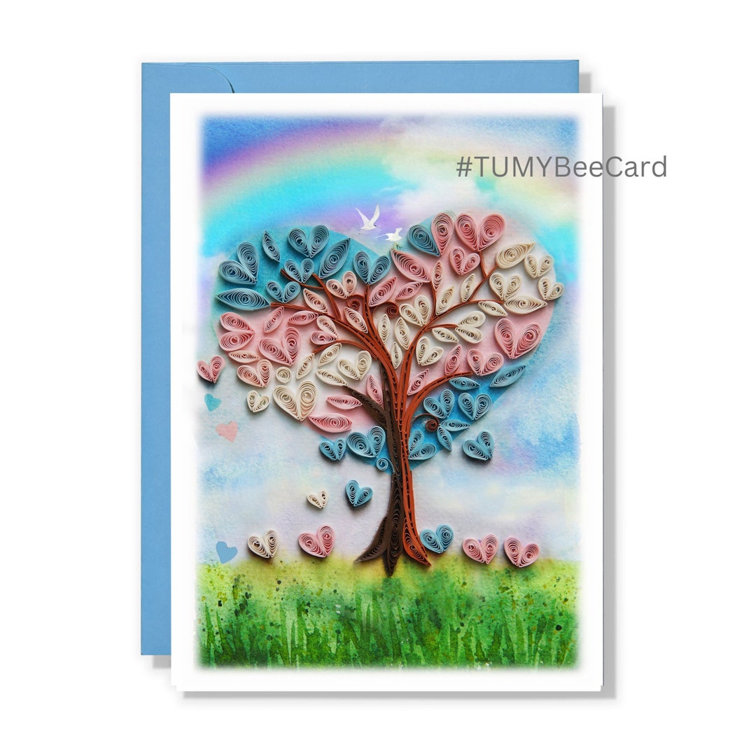 Transgender Pride, Pride Card, Trans Pride Greeting Card, LGBTQ ...