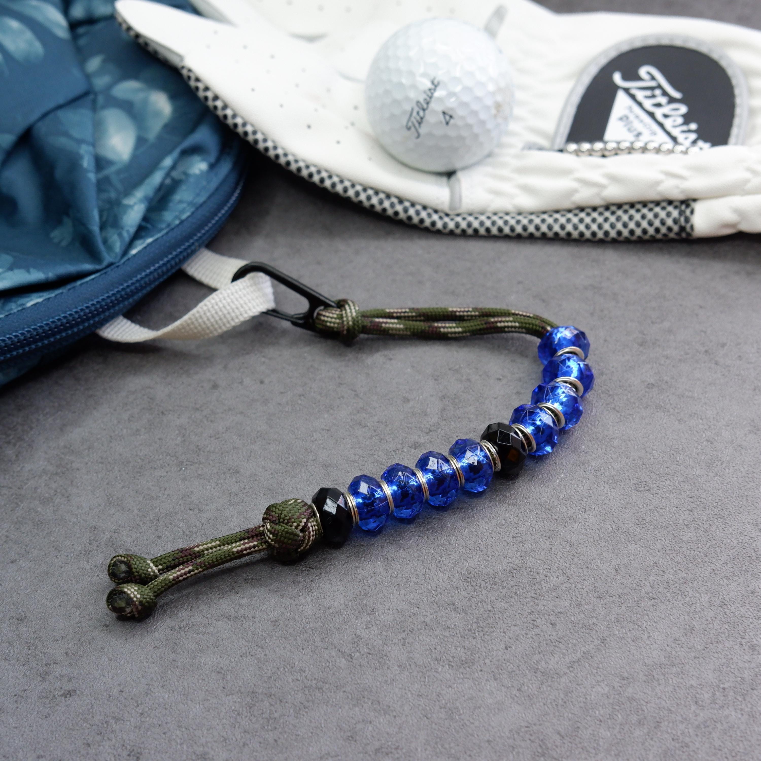 Yellow Golf Beads Count Stroke Score Counter, Durable 550 Lbs Paracord ...
