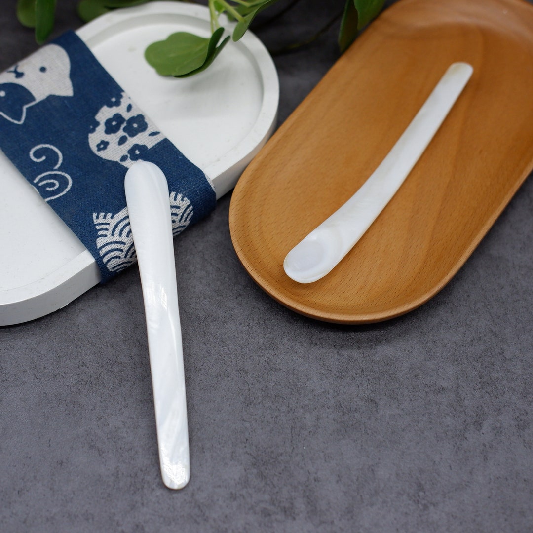 Handmade Mother of Pearl Caviar Spoon, Shell Utensil Oyster Caviar ...