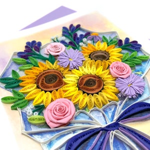 Happy Retirement Card, Retired Congratulations Card, Colorful Bouquet ...