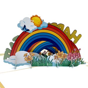 Happy Retirement Pop up Card, Rainbow Card, Time of Your Life, New ...