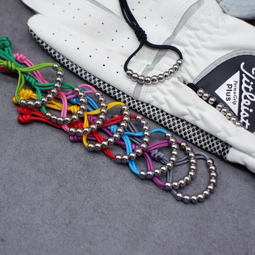 Golf Glove Stroke Counter Beads Bracelet, Stainless Steel Golf Counting ...