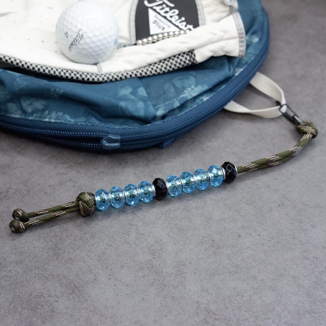 Light Blue Golf Beads Count Stroke Score Counter, Durable 550 Lbs ...