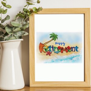 Happy Retirement Sea Theme Quilling Card, Congrats Card for Coworker ...