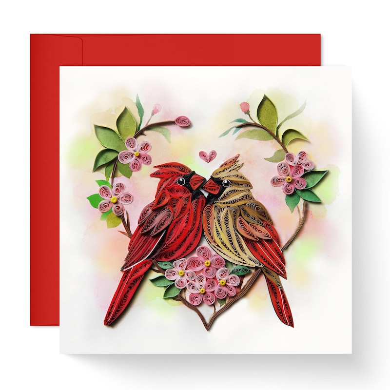 Cardinal Card - Etsy