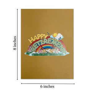 Happy Retirement Pop up Card, Rainbow Card, Time of Your Life, New ...