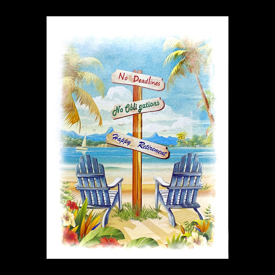 Relax Enjoy Retirement Card, Happy Retirement Pop up Card, Time of Your ...