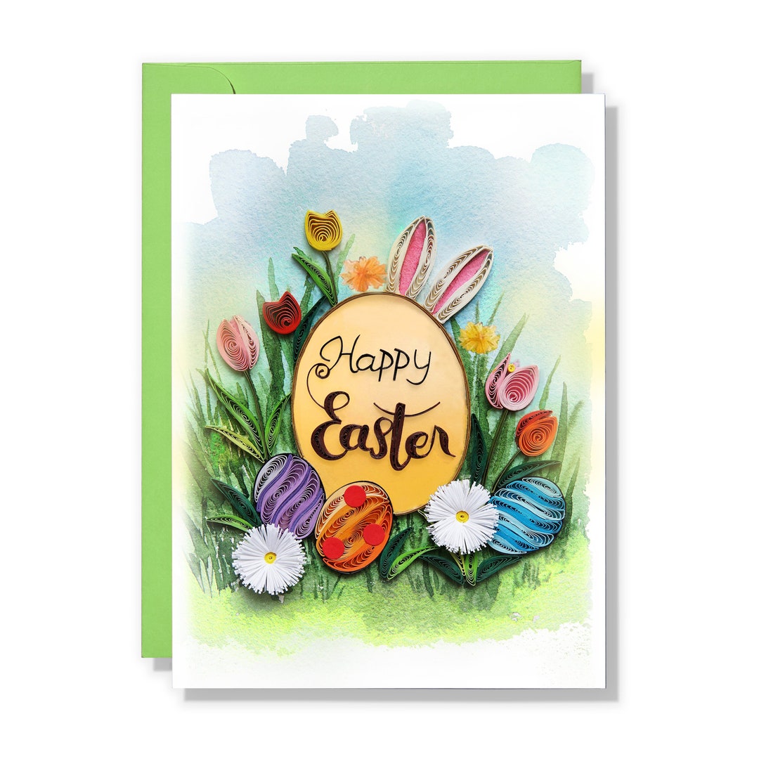 Cute Easter Day Card, Funny Egg Card, Happy Easter Day Greeting Card ...