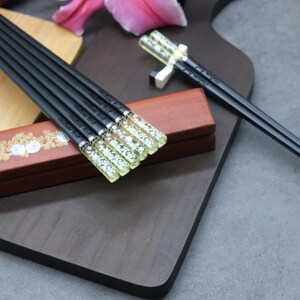 Personalized Fiber With Resin, Blossom Flower Chopstick, Mother of ...