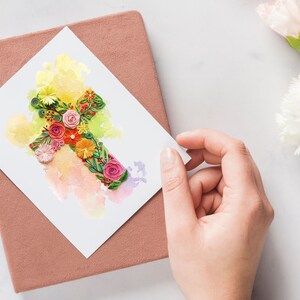 Colorful First 1st Communion Quilling Card, Pretty Baptism, Holy ...