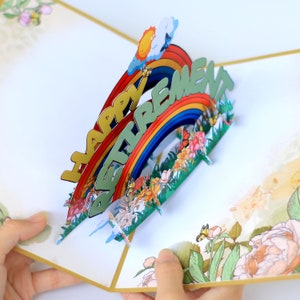 Happy Retirement Pop up Card, Rainbow Card, Time of Your Life, New ...