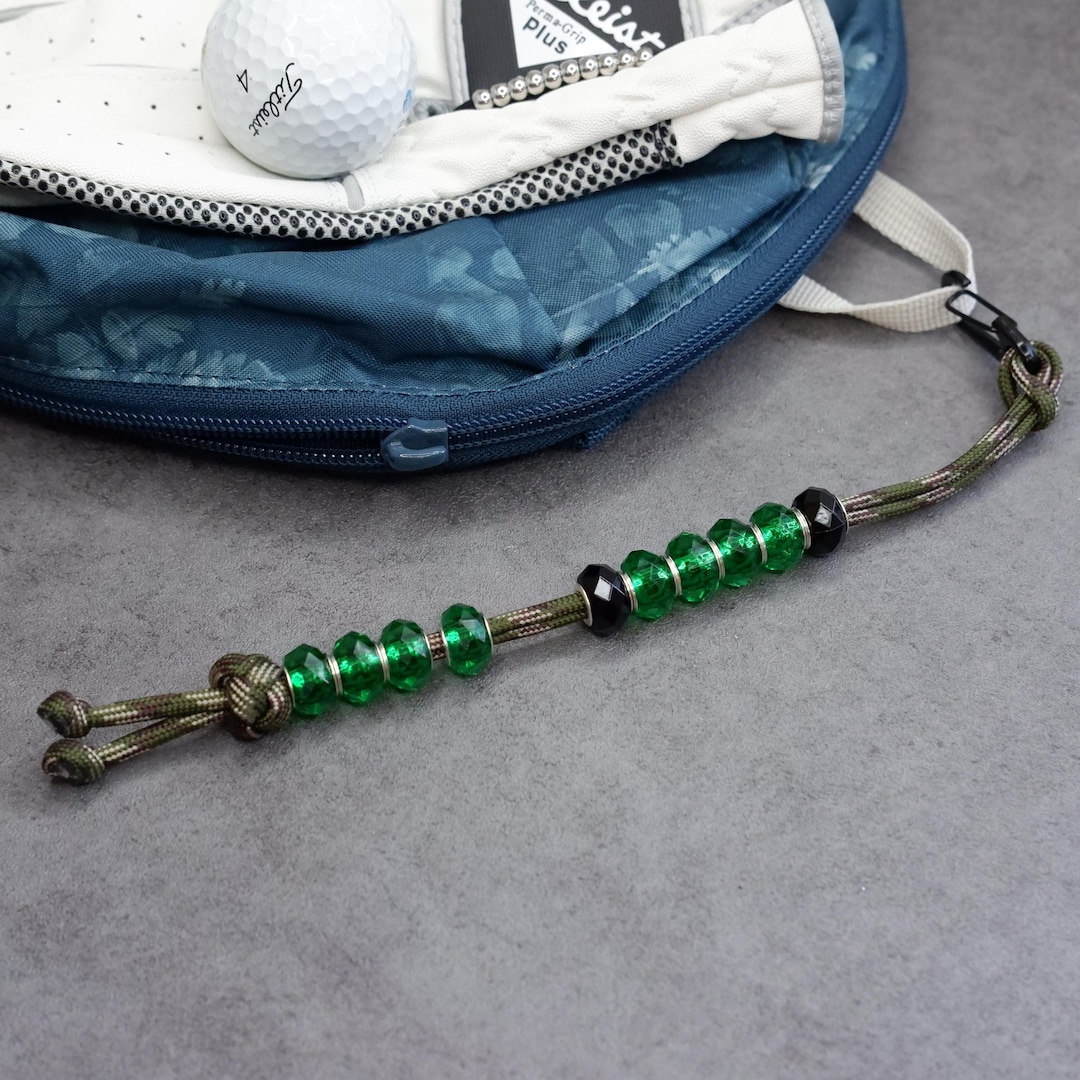 Green Golf Beads Count Stroke Score Counter, Durable 550 Lbs Paracord ...