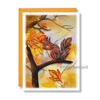 Handmade Card - Hello Fall - Etsy