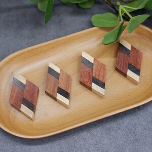Handmade Wooden Chopstick Rest, Wood Chopstick Holders for Home Decor ...