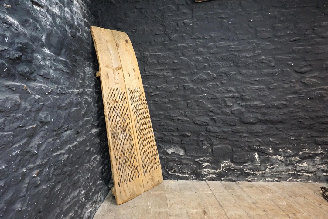 Antique Eastern European Threshing Sledge / Board or Tribulum ~ Rustic ...