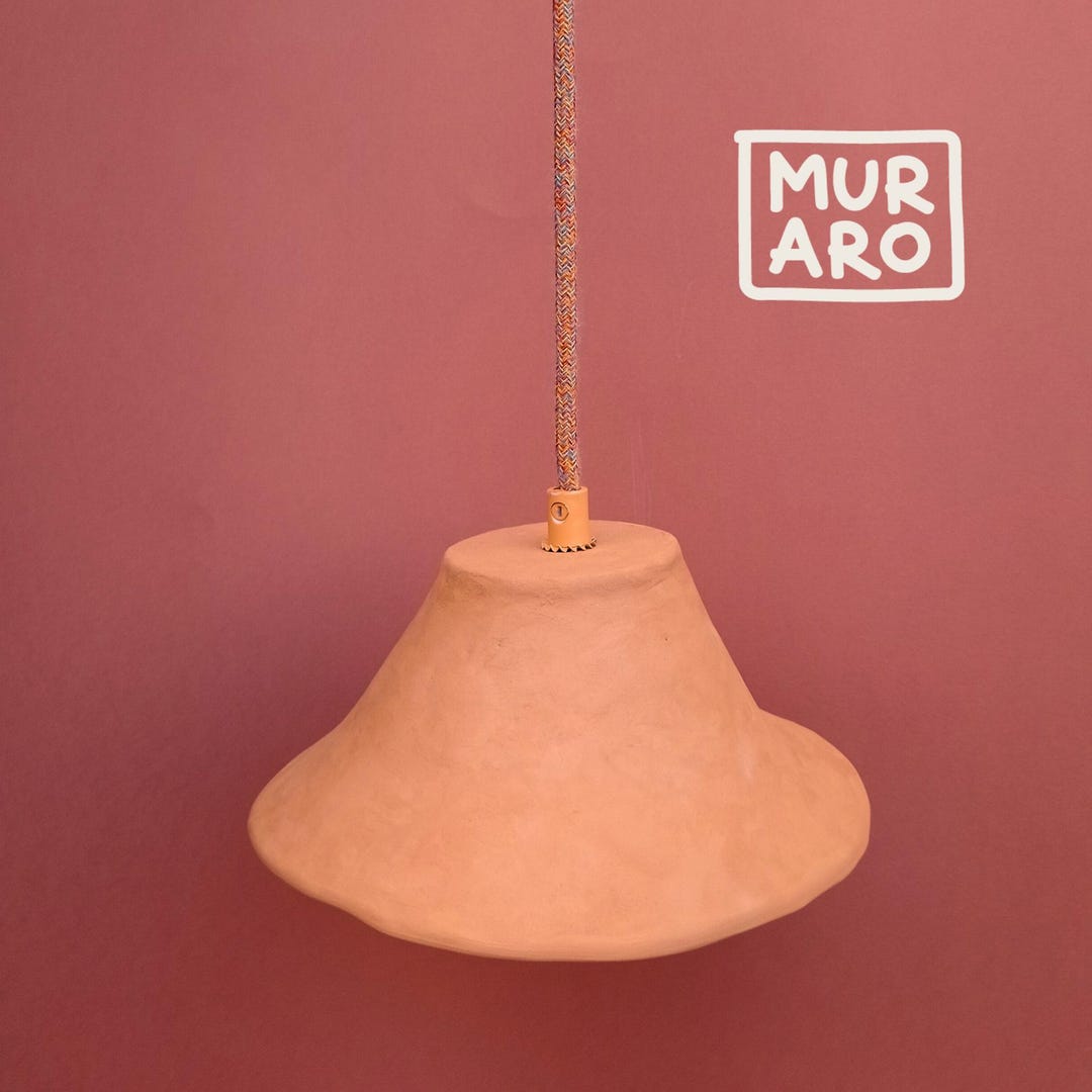 Bohemian Terracotta Ceiling Light | Ceramic Pendant Lamp Shade ...