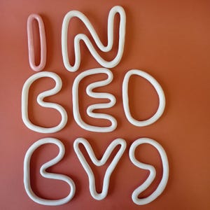 Personalized Ceramic Letters Wall Hanging | Boho Eco-friendly Neon ...
