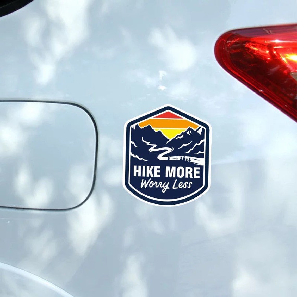 4.5x5” Inch Hike More Worry Less High Quality Decals Waterproof * - Etsy