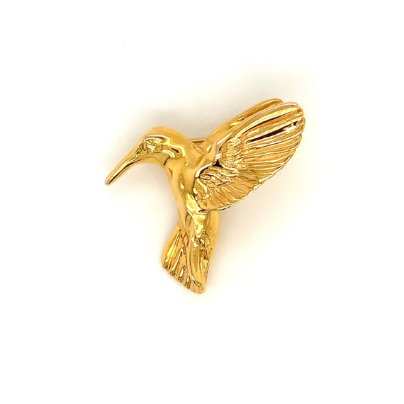circa 1950s gold hummingbird - Gem