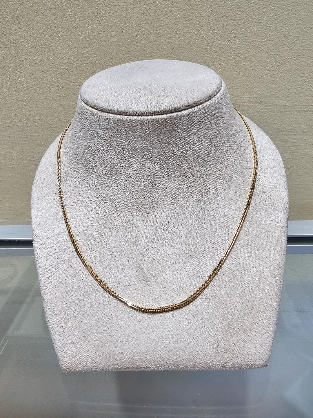 Circa 1960, a 24" X 1.5mm 18k Yellow Gold Franco Style Chain With ...