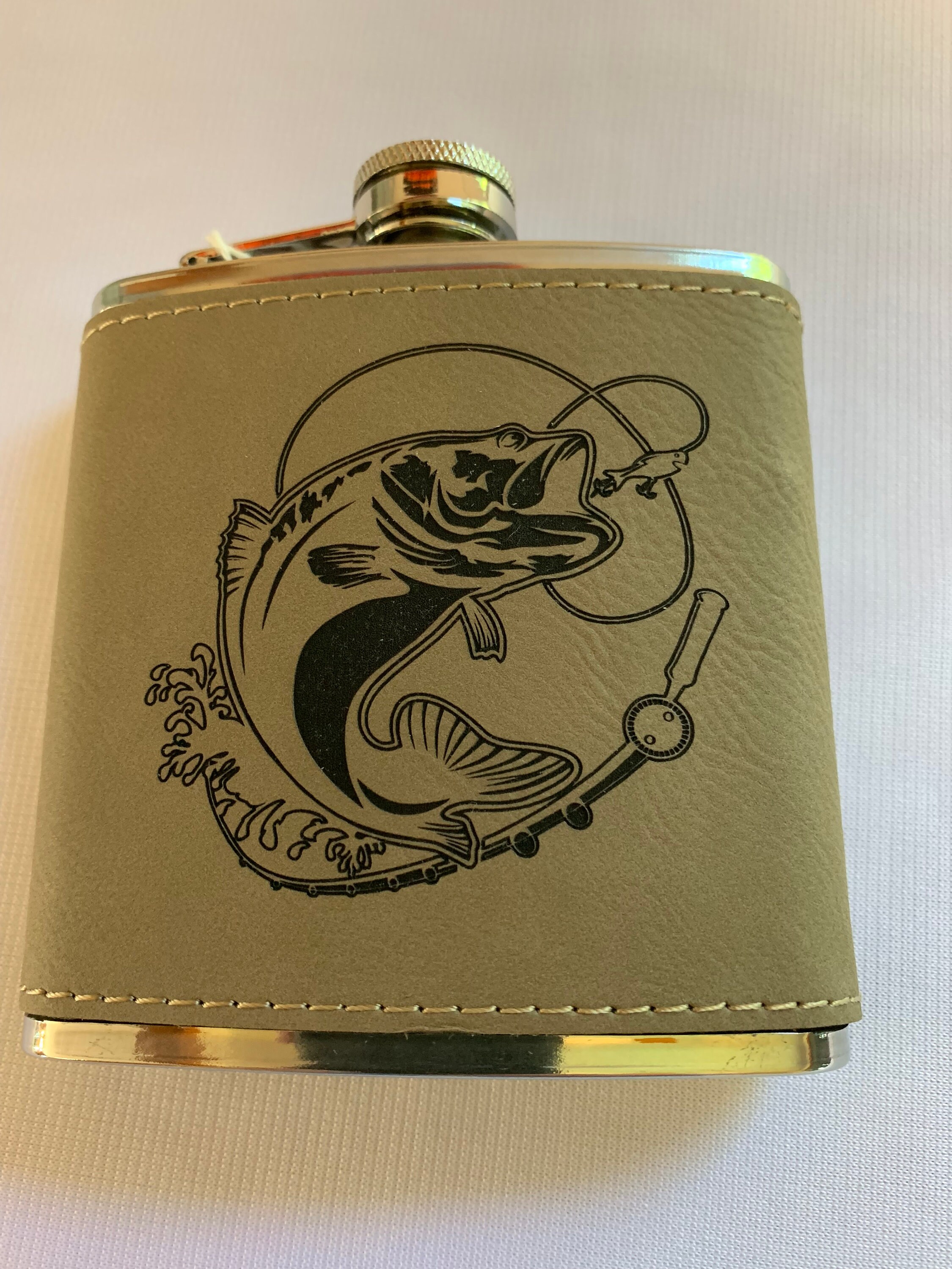 Fish Fishing Fish Gift Fishing Gift Fish Flask Fishing - Etsy