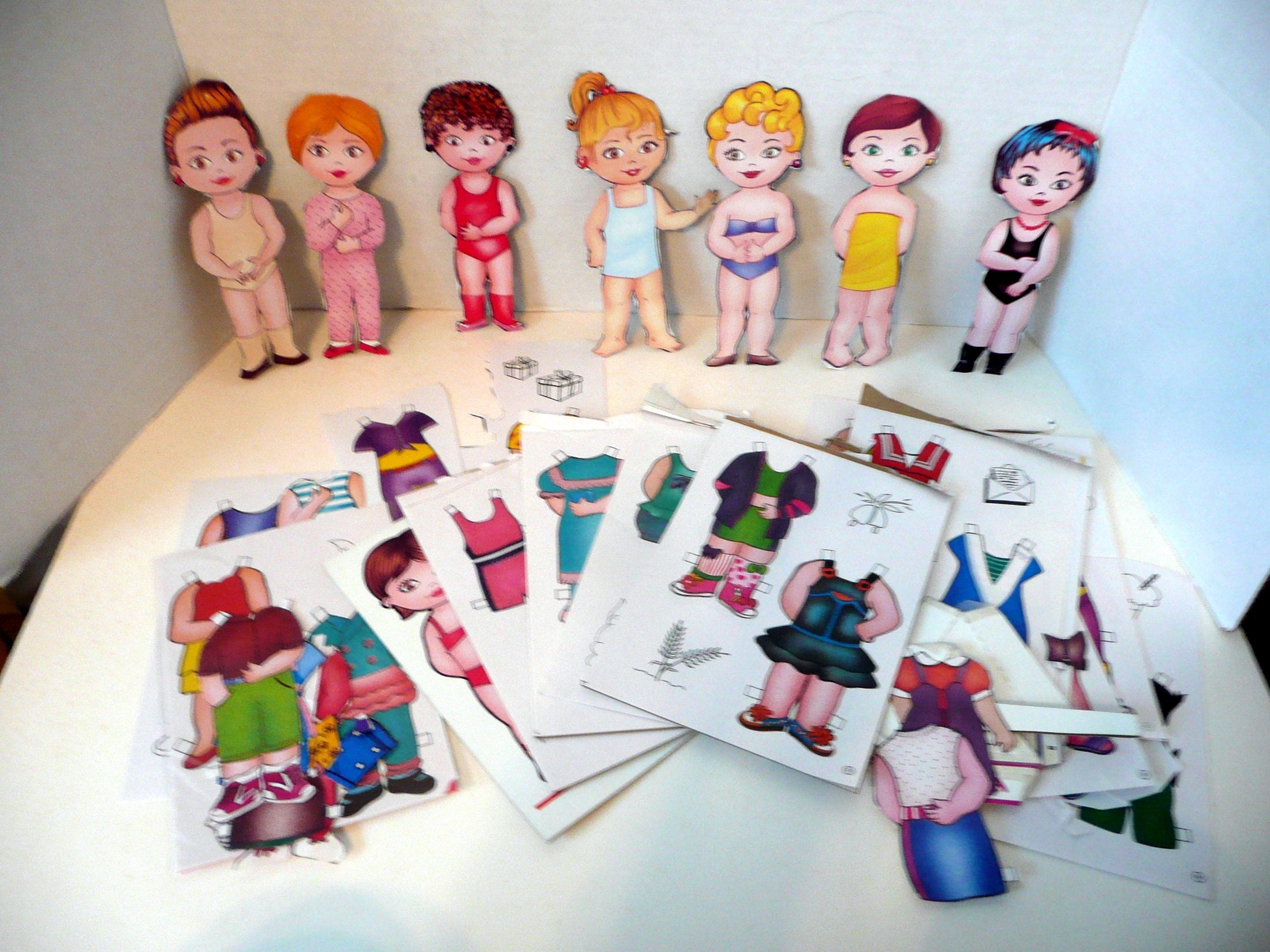 Foreign Paper Dolls With International Theme - Etsy