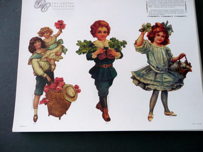 Collection of Award Winning Paper Dolls Reproductions - Etsy
