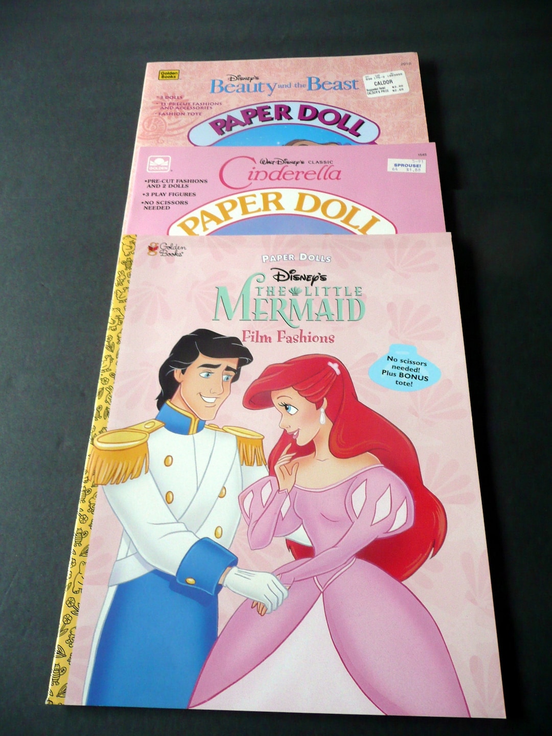 Disney Princesses Paper Dolls 1990's - Etsy
