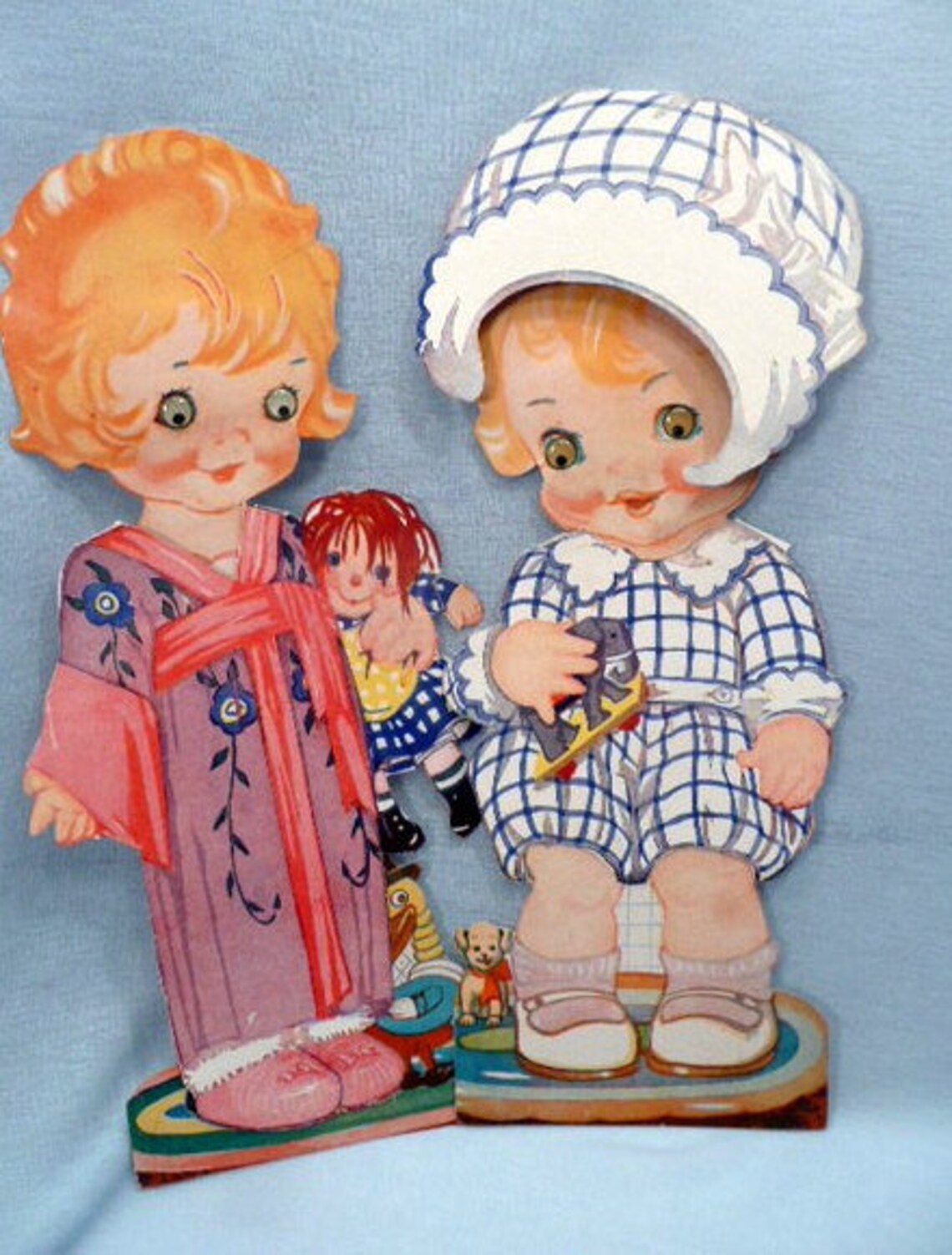 UNUSUAL Beauty Paper Doll With Moving Eyes | Etsy