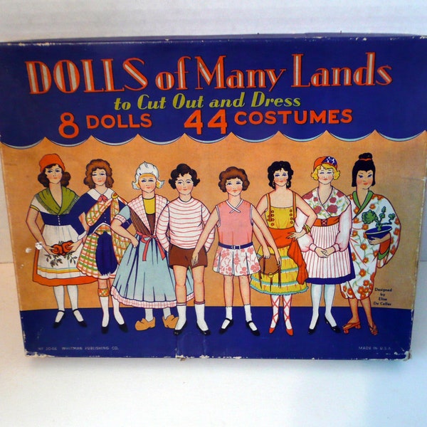 Whitman Paper Dolls - Etsy