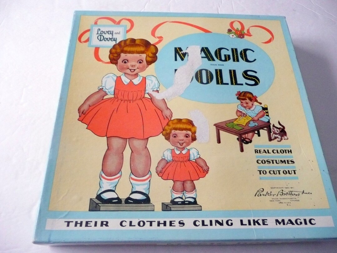 Lovey and Dovey Magic Dolls by Parker Brothers - Etsy