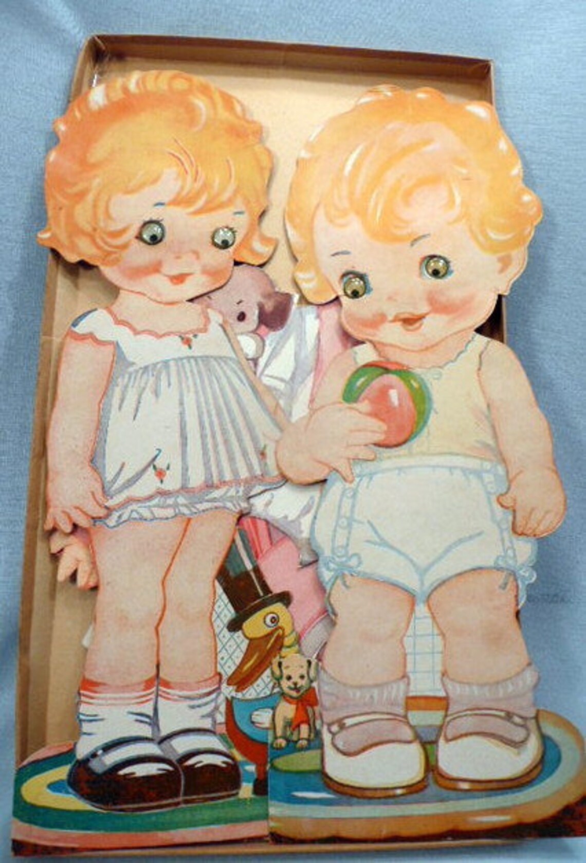 UNUSUAL Beauty Paper Doll With Moving Eyes | Etsy