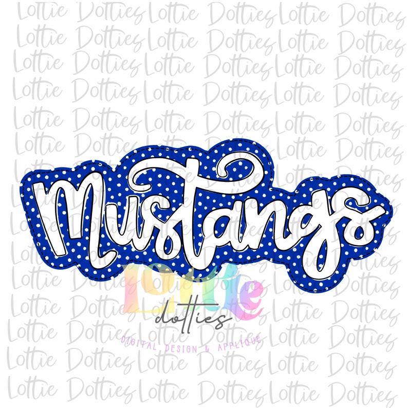 Mustangs Png - Digital Designs - Mascot Team Design - Etsy