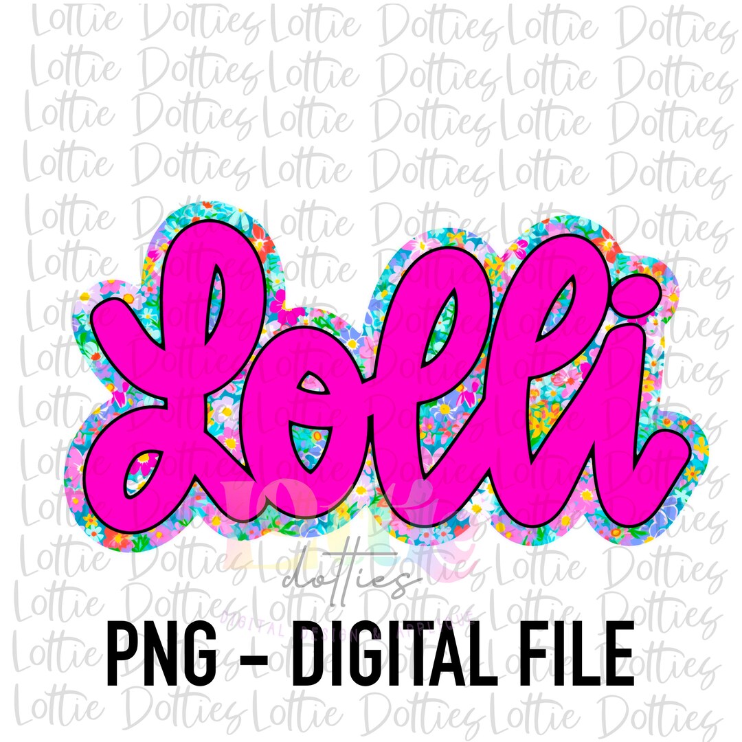 Lollie PNG -lollie Sublimation - Digital Download - Etsy