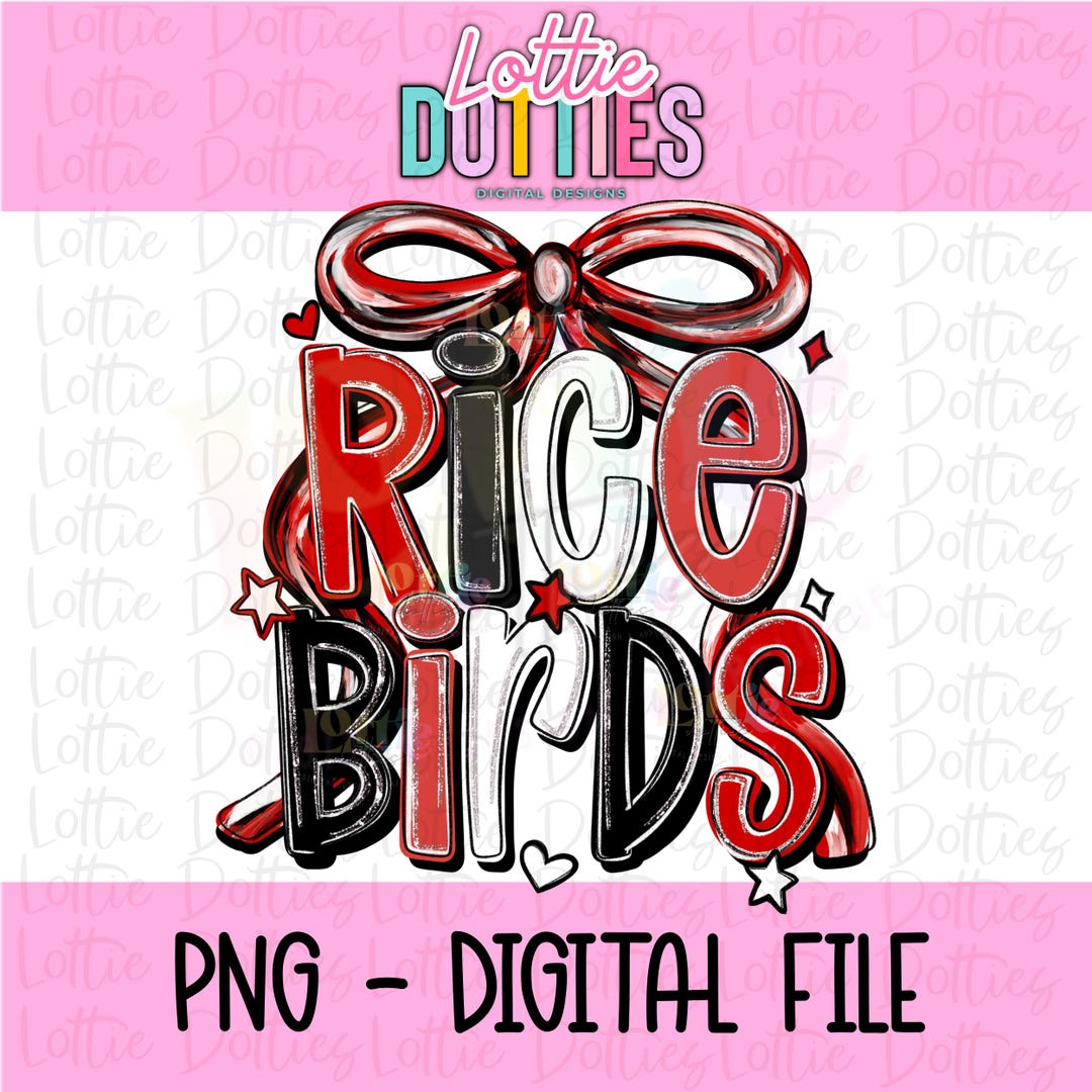 Ricebirds Png - Ricebirds Bow Design - Coquette Mascot Design - Bow ...
