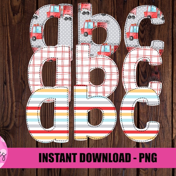 Fire Truck Applique - Etsy