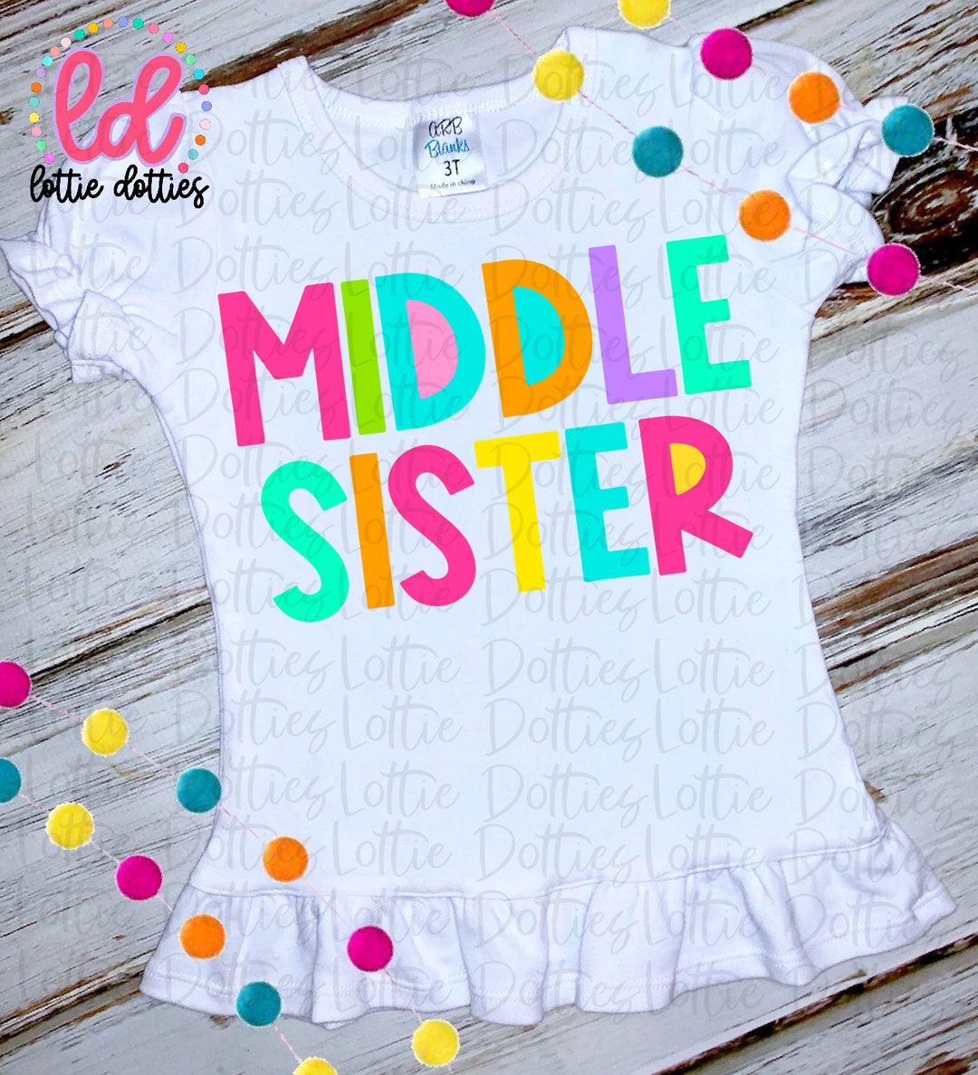 Middle Sister PNG - Middle Sister Png - Digital Download - Etsy
