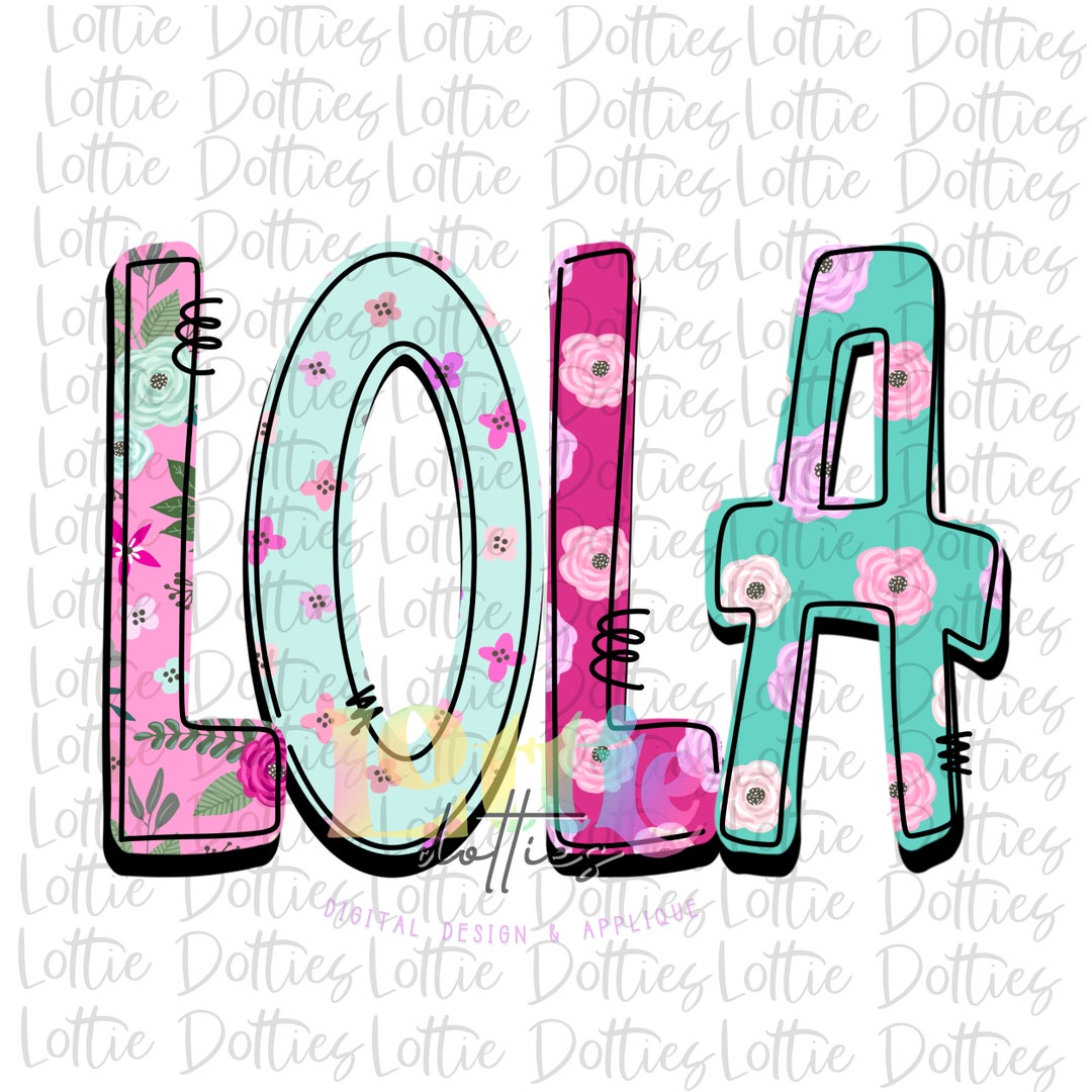 Lola PNG Lola Sublimation Digital Download Mother's - Etsy