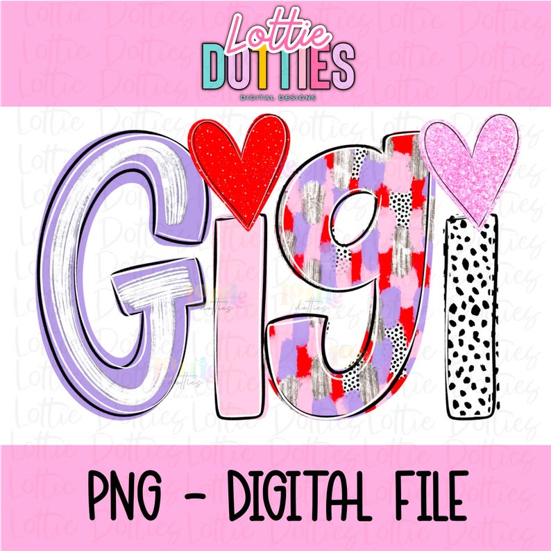 Gigi PNG - Valentine's Day Sublimation - Digital Download - Etsy