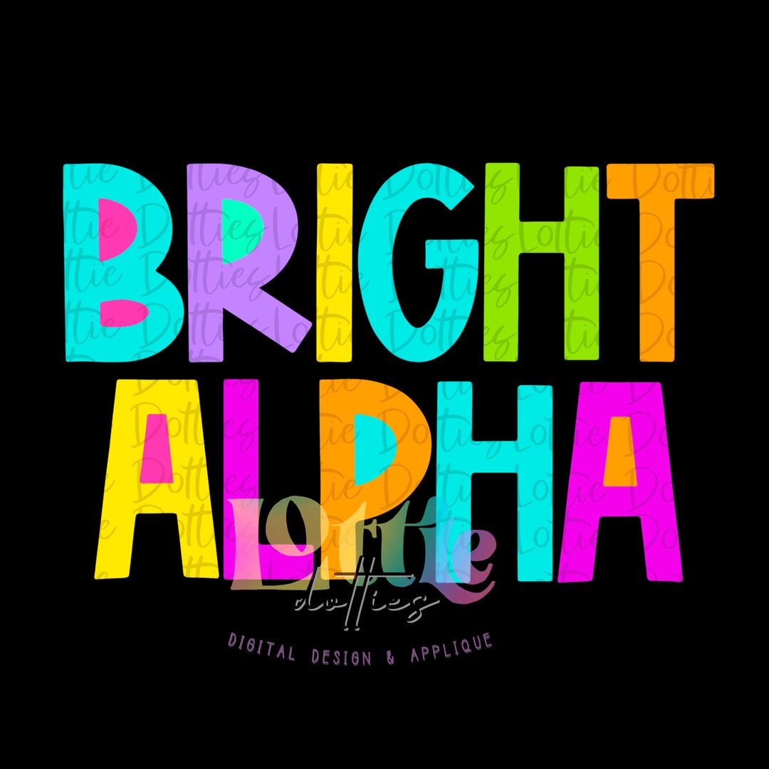 Bright Filled Alpha Png - Bright Alpha Pack - Digital Download - Etsy