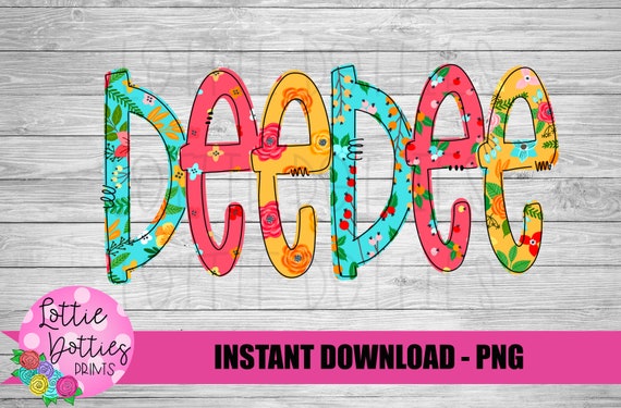 Deedee Png Sublimation File Instant Download Digital | Etsy