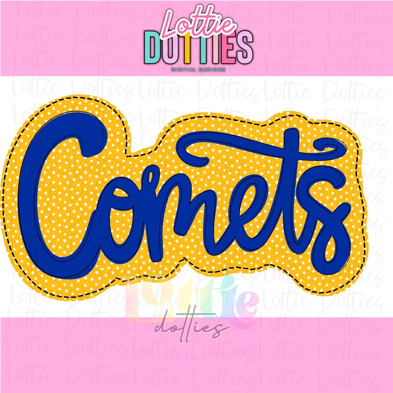 Comets - PNG - Comets Sublimation - Digital Download - Royal and Gold ...