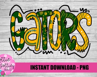 Gators Png Digital Designs Mascot Team Design | Etsy