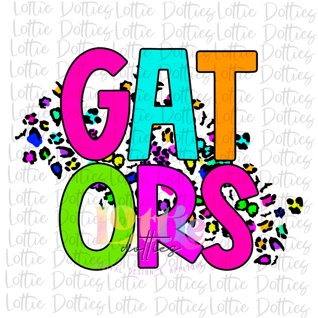 Gators Png - Digital Designs - Mascot Team Design - Etsy