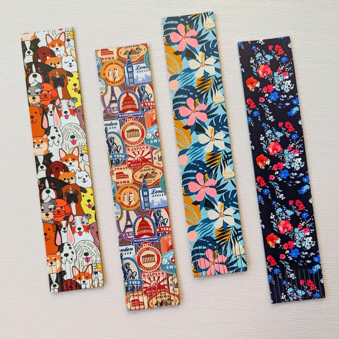 Bookmark Recycled Leather, Bookmark for Women, Bookmark for Men ...