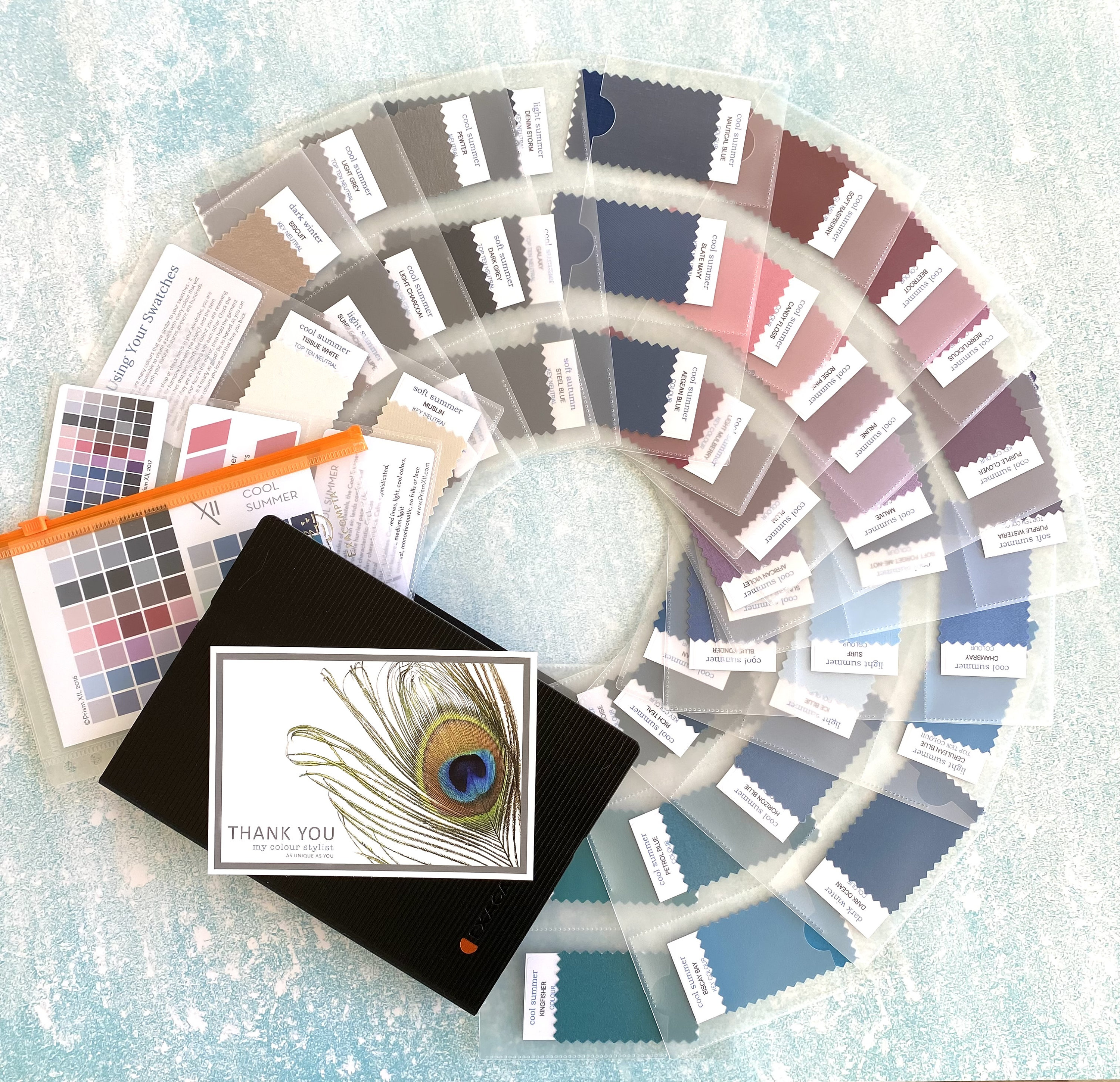 Soft Summer - the ULTIMATE COLLECTION of Fifty Fabric Swatches - Etsy